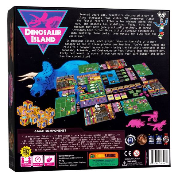 Pandasaurus Games | Games | Dinosaur Island Board Game | Poshmark